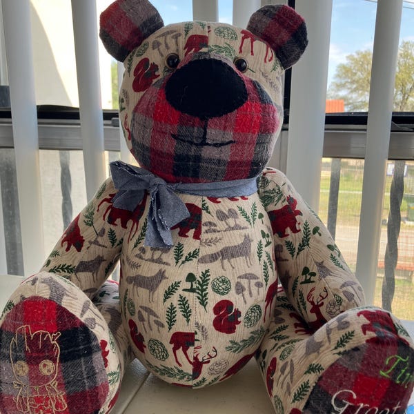 Memory Bear Pattern, Sewing Pattern With Video Tutorial, Betsy Bear ...