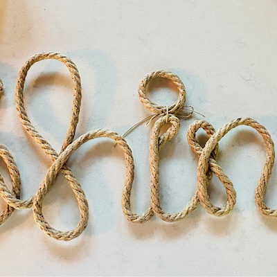 Rope Name Personalized Wall Decor, Name Sign, Personalized Decor, Wall ...