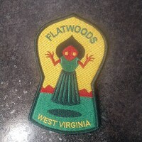 Flatwoods, West Virginia Travel Patch Flatwoods Monster Cryptozoology UFO Alien UAP Flying ...