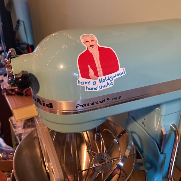 Paul Hollywood Vinyl Laptop Sticker - Hollywood Handshake - GBBO ...