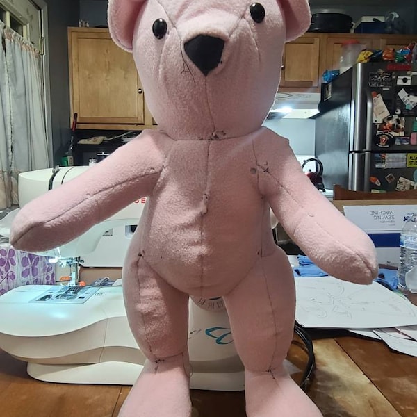 Recycled Teddy Bear - PDF Sewing Pattern & Tutorial | Stuffed Animals ...