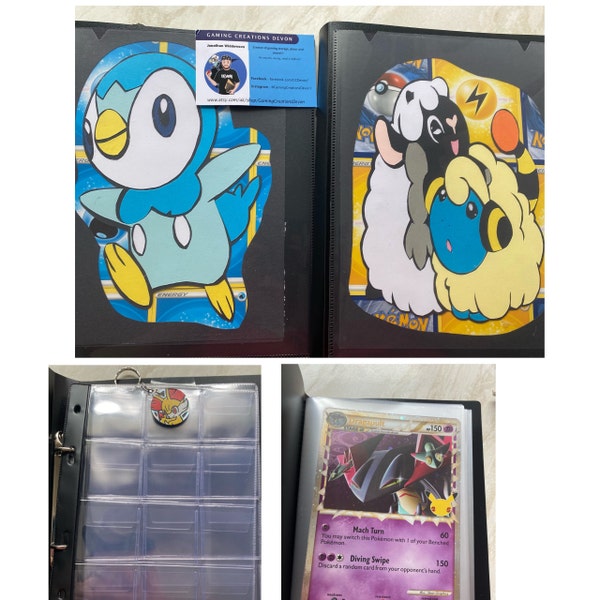 Pokemon Card Folder - Jumbo - Etsy