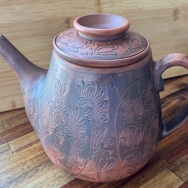 Ceramic Pottery Teapot. Handmade Work for a Tea Ceremony. Gift to Tea ...