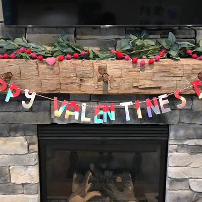 Happy Garland, Rainbow Garland, Pride Garland, Rainbow Decorations St ...