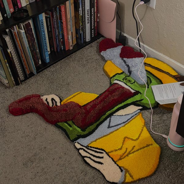 Keyboard Cartoon 3D Rug, Tufted Keyboard Rug, Custom Keyboard Rug, Gift ...