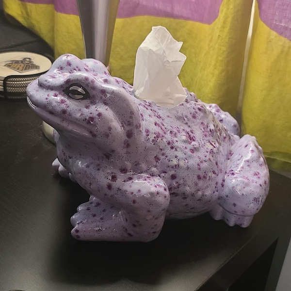 CUSTOM Painted Ceramic Arnel Toad Toilet Paper Holder LARGE - Etsy