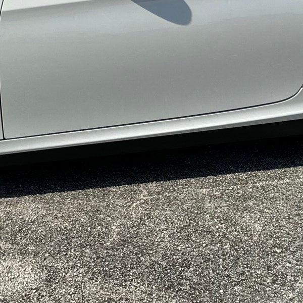 Performance Side Skirt Stickers MATTE BLACK Vinyl Styling Adhesive ...