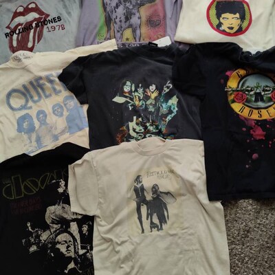 Classic Rock Vintage Band Tshirt Mystery Box, Rock Tshirt, Band Tee ...