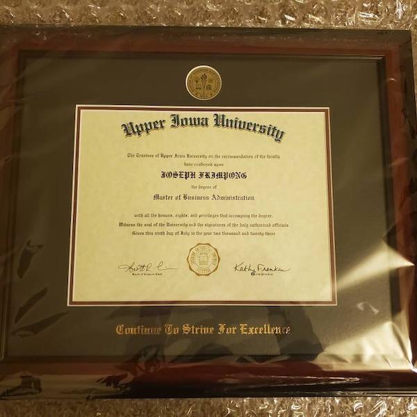 Four Certificate Frame Degree Framing Holds 4 Diploma Quadruple Documents Framing Professional ...