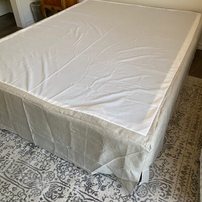 Linen Headboard. Headboard Slipcover. Foot Board Cover. Custom - Etsy