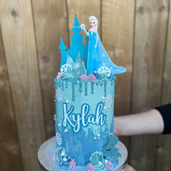 Frozen Elsa Cake Topper Bundle - Etsy
