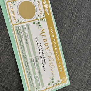 Scratch-off Birthday Golden Ticket, Surprise & Reveal Birthday Gift ...