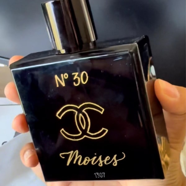 Handcrafted Perfume Bottle Calligraphy Engraving | Personalized ...