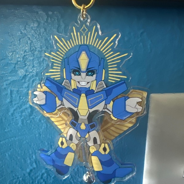 Transformers Starscream Emoji 3” Chunky Epoxy Keychain Charms! - Etsy