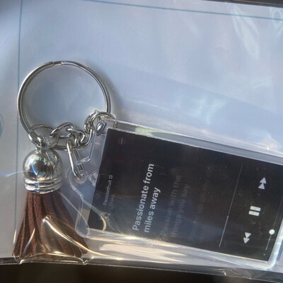 Custom Apple Music Lyrics Keychain Your Song, Your Lyrics, Uniquely ...