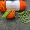 Crochet Orange Bag PATTERN, Drawstring Bag PATTERN, Crochet Drawstring ...