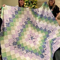 Easy Quilt Patterns PDF Oasis Quilt Pattern for Beginners Quilting ...