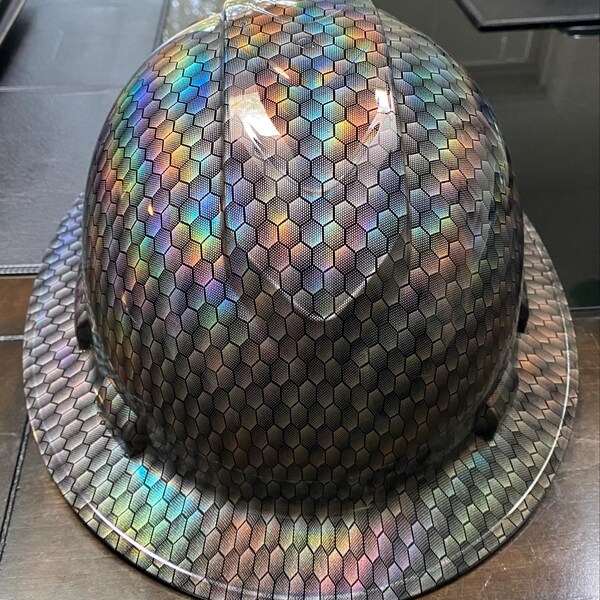 Full Brim Hard Hat Custom Hydro Dipped Pit Bulls to the Grave Forever ...