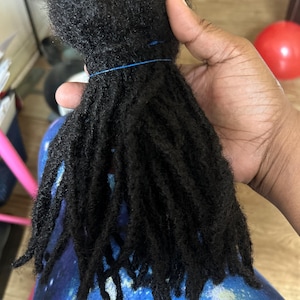 60 Anwi Textured Locs Made From 100% Human Hair Sizes 0.4cm & 0.5cm, - Etsy