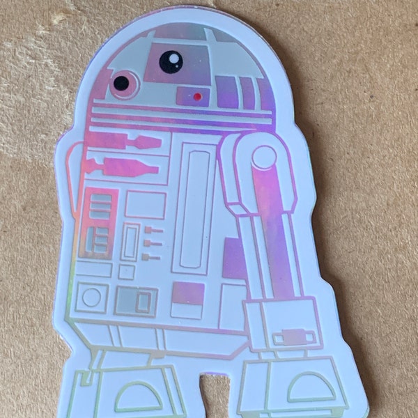 R2D2 Holographic Droid Sticker/ Star Wars Disney Laptop Stickers/mickey ...