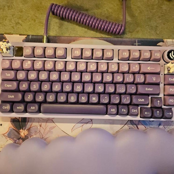 Purple Gradient Keycap Set – MOA Profile Pbt Keycaps | 134 Keys for Mx ...