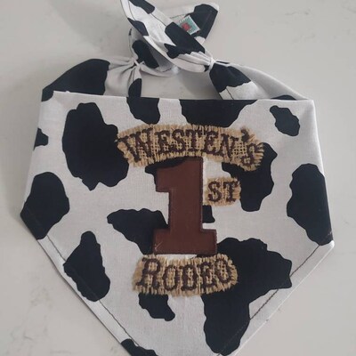 RODEO Back Number-personalized Cowboy-1st Birthday/rodeo Banner-high ...