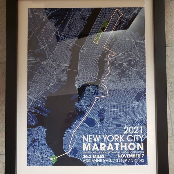 Digital Download 2023 Chicago Marathon Map - Etsy