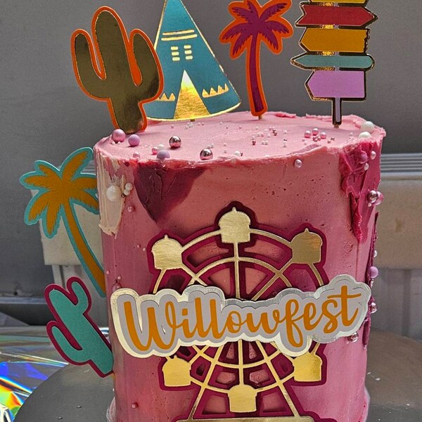 Custom happy Birthday Cupcake Toppers With Age Perfect for Birthday ...