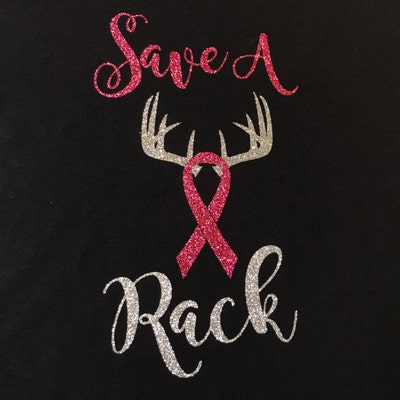 Save A Rack Cancer Pink Ribbon SVG File for Cricut and Cameo DXF for ...