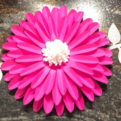 Large Paper Daisy Tutorial, Svg Cut File, DXF File, Download DIY - Etsy