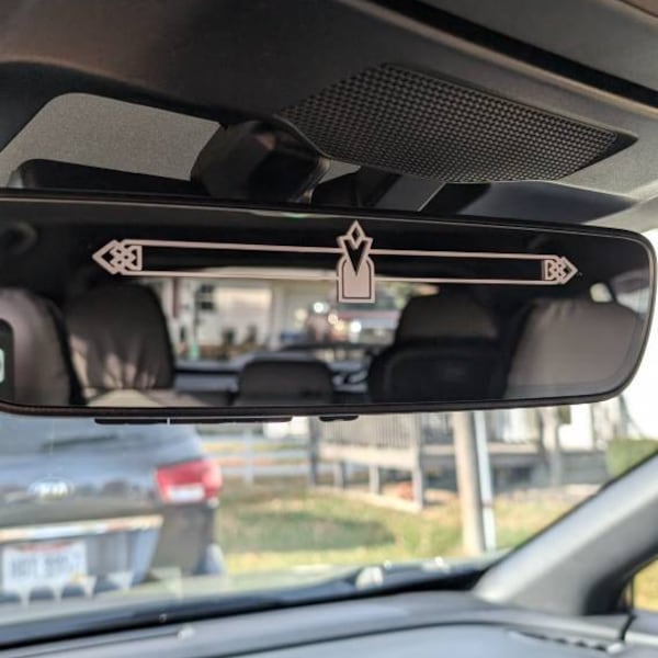 Skyrim Navigation Compass Quest Bar Rearview Mirror Mini Permanent ...