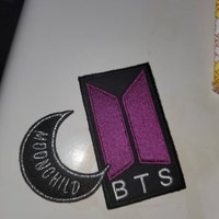 Bts and Army Logo Embroidered Patches, Iron / Sew on Patches, Kpop ...