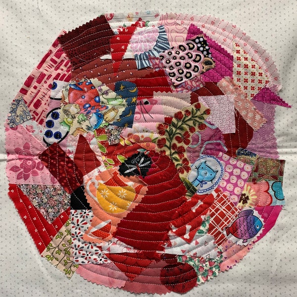 Red Zinger Selvage Quilt Pattern: Easy Upcycle Design (PDF Pattern) - Etsy