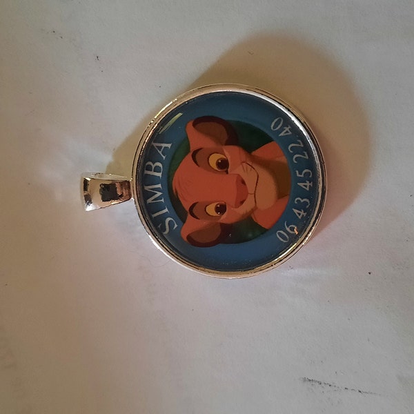Pet ID Tag - Simba Lion King *inspired* - Dog Tag, Cat Tag, Pet Tag - Etsy