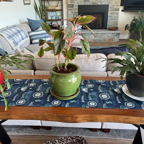 13 X 70 Rifle Paper Co Wildwood Collection Mint Floral Table Runner ...