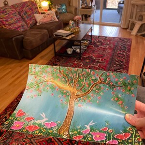 Moongazing Hare Hare and Moon Mystical Hare Pagan Wiccan Hare Art - Etsy