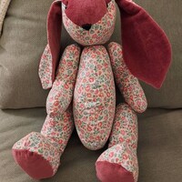 PDF Memory Bunny Sewing Pattern & Tutorial, Stuffed Animal Doll Sewing ...