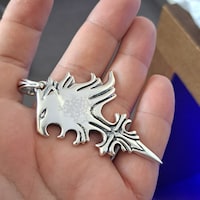 Final Fantasy X Tidus Earrings in Sterling Silver, Final Fantasy X Stud ...