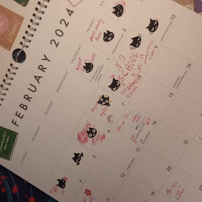 Cat Moods Sticker Sheet Mood Tracker Sticker Sheet, Cute Planner ...