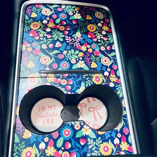 Custom Ceramic Car Coasters: Pink Coquette, Cowboy Hat, Retro Check ...