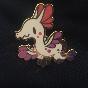 Genderfluid Pride Dragon Enamel Pin - Etsy