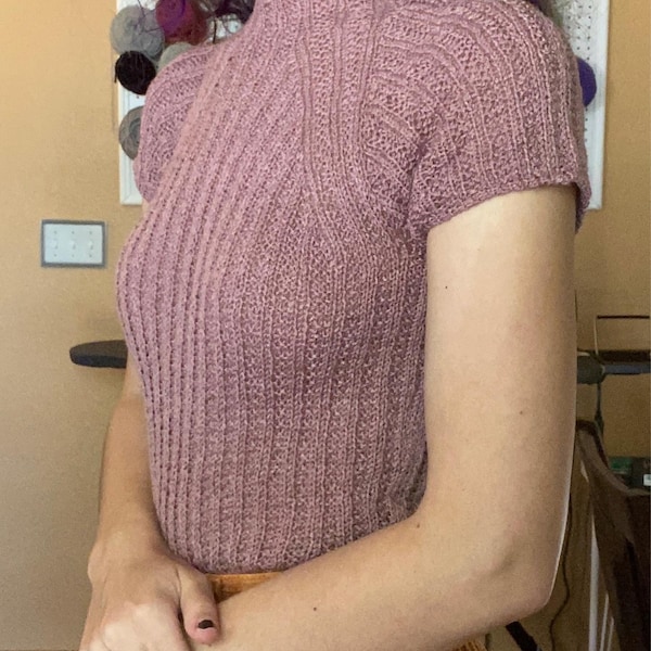 Luna Tee KNITTING PATTERN - Etsy