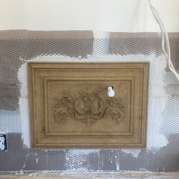 Relief Carved Travertine Decorative Backsplash Tile Insert 16" X 24" - Etsy