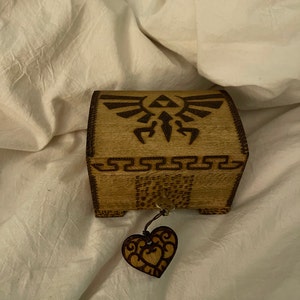 Legend of Zelda Inspired Wooden Chest Zelda Chest Treasure | Etsy