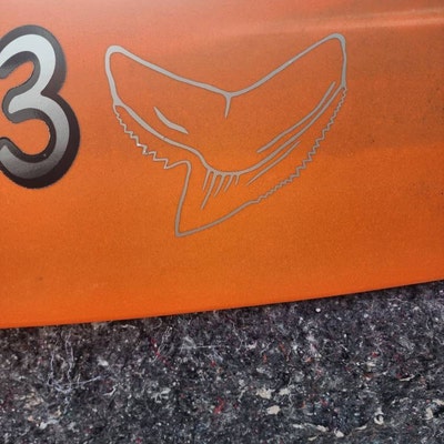 Shark Tooth Vinyl Decal 4 Styles Laptop Phone Car Truck - Etsy