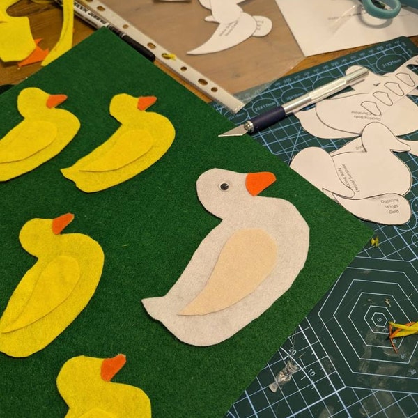 Penguin Felt Story Board PDF Pattern Bundle, Flannel Board Pattern ...
