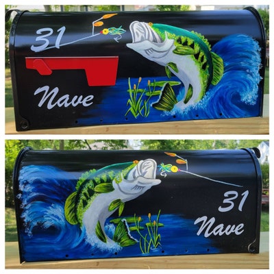 Custom Painted Mermaid Mailbox - Etsy