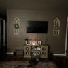 Ivory Point Cathedral Wood Window Collection - Set of 2 Medium Ivory ...