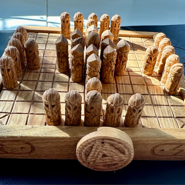 Hand-carved Daldos: an Old Scandinavian Board Game for Your Handmade ...