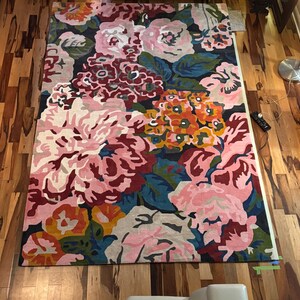 8x10 Oval Shape Modern Rug Handmade Wool Rug Hand Tufted Modern Area ...